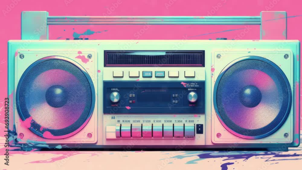 Lofi animation Pastel grainy gradient background, texture effect, web ...