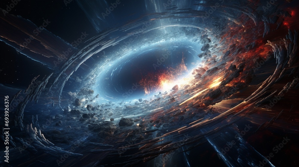 A mesmerizing view of a cosmic jet, where streams of high-energy ...