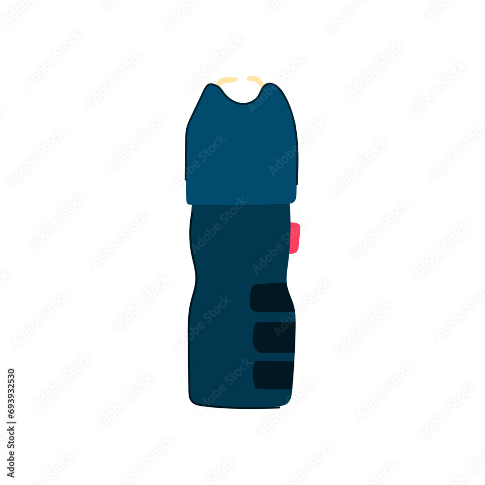 tazer taser gun cartoon. crime shock, arrest baton, scene pepper tazer ...