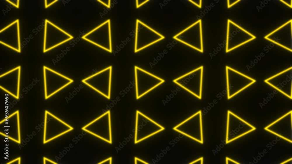 Rotating Colorful Animated Triangle Shaped Background (Loopable) Stock ...