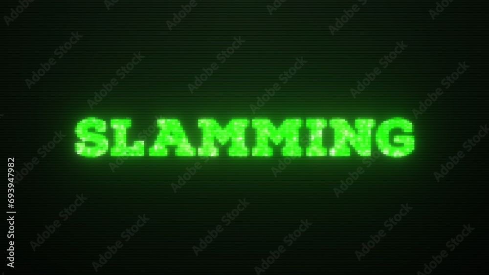 Digital Slamming Distorted Text Title Intro Stock Template | Adobe Stock