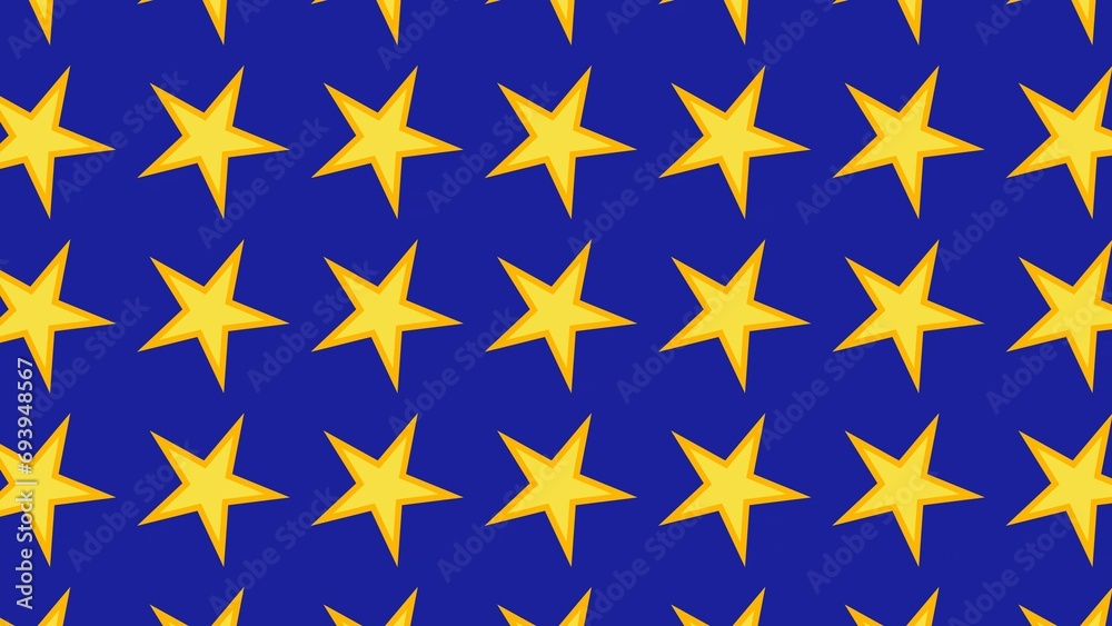 Rotating Colorful Animated Stars Background (Loopable) Stock Template ...