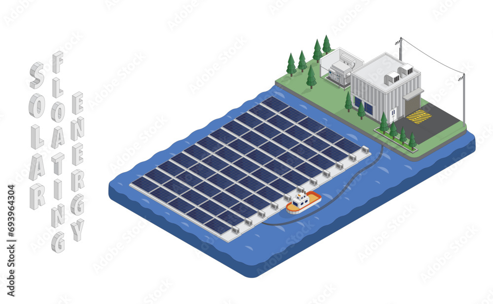floating solar cell energy, floating solar cell power plant, solar ...