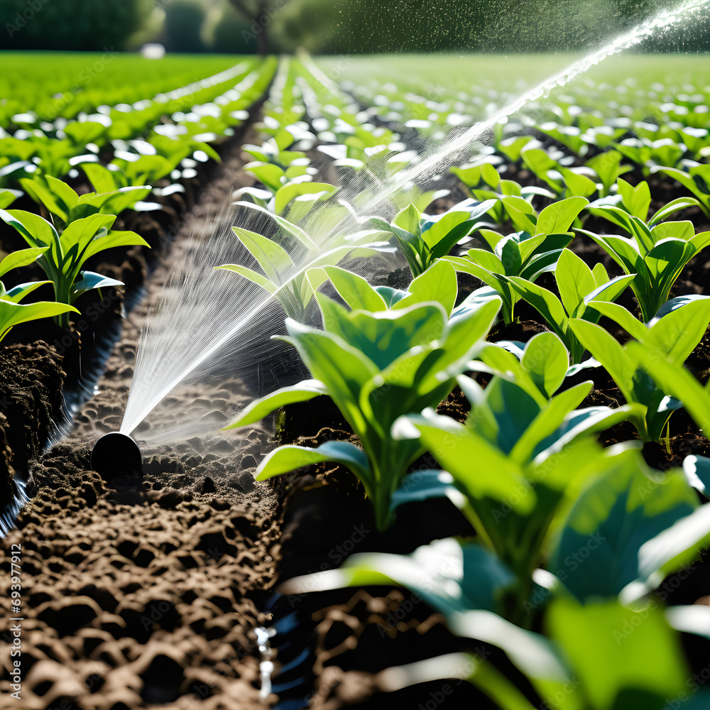 A smart irrigation system that uses weather data and soil moisture ...