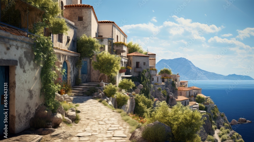 Explore cliffside villages and olive groves along the scenic Greek ...