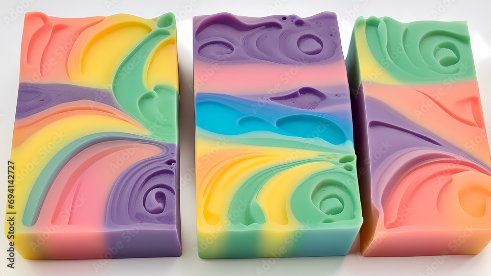 Rainbow Soap Stock Illustration | Adobe Stock