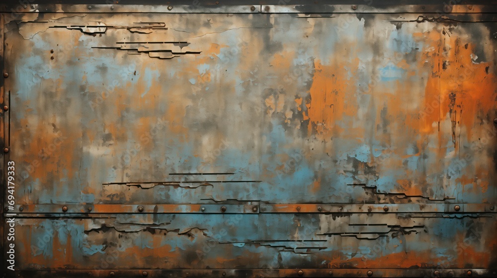 rugged wall art weathered metal texture with an industrial feel ...