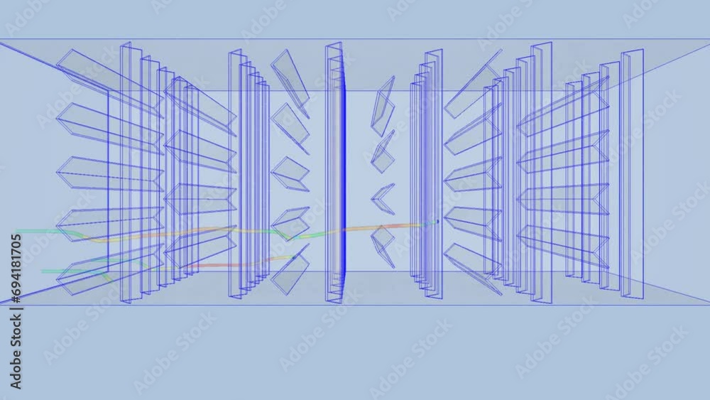 CFD simulation Computational fluid dynamics - Angle steel box particle ...
