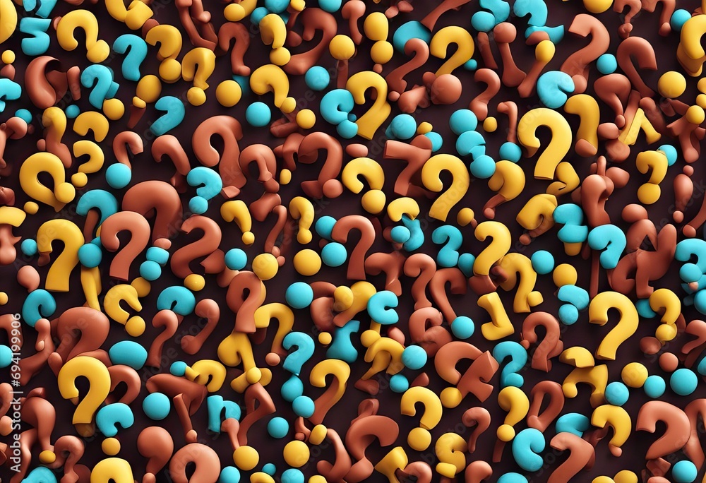 Question marks 3D seamless background. stock illustrationQuestion Mark ...