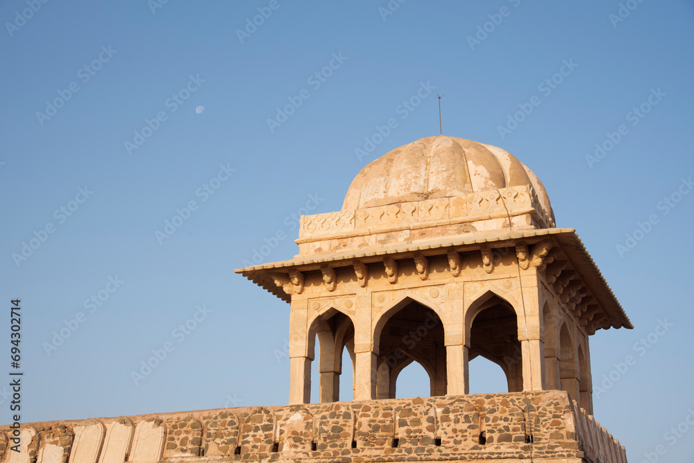 Pavilion or Palace of Rani Rupmati Mahal, Mandu, Madhya Pradesh, India ...