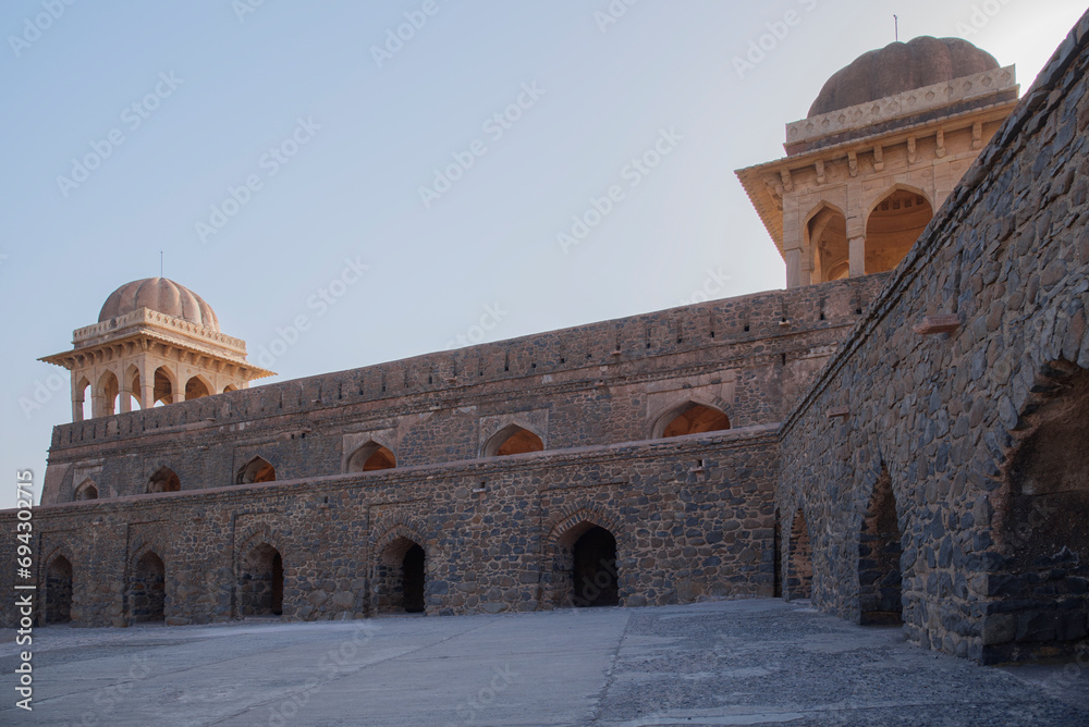 Pavilion or Palace of Rani Rupmati Mahal, Mandu, Madhya Pradesh, India ...