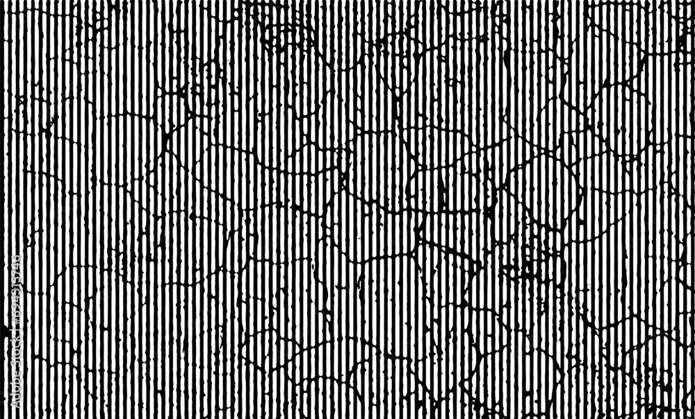 a black and white vector of cracked line concrete, grunge texture ...