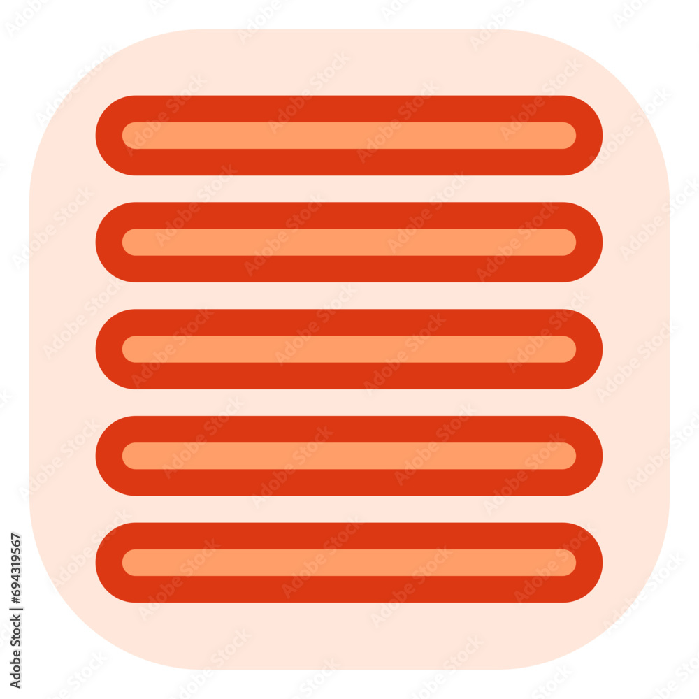 Editable paragraph justified alignments vector icon. Part of a big icon ...