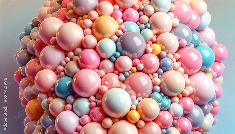Colorful balls abstract wallpaper and background. Pattern design for ...