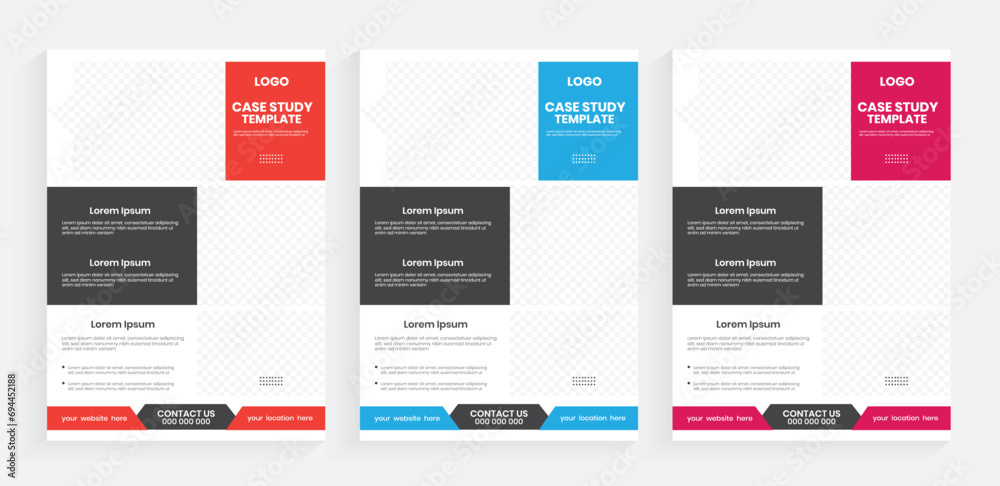 Case study a4 flyer design, Corporate marketing flier proposal design ...