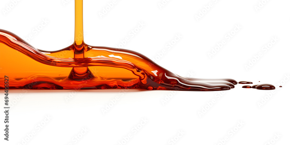 Honey Splash, A glass of maple syrup is pouring into a glass. organic ...