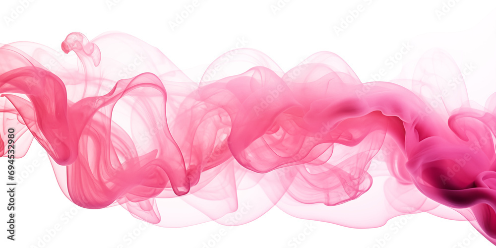 Pink smoke on transparent background. Abstract background for design ...