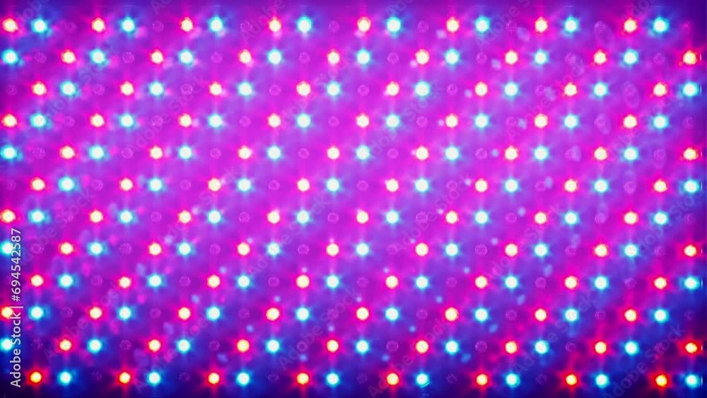 RGB LED Panel background with different strobe effects. Multi-colored ...