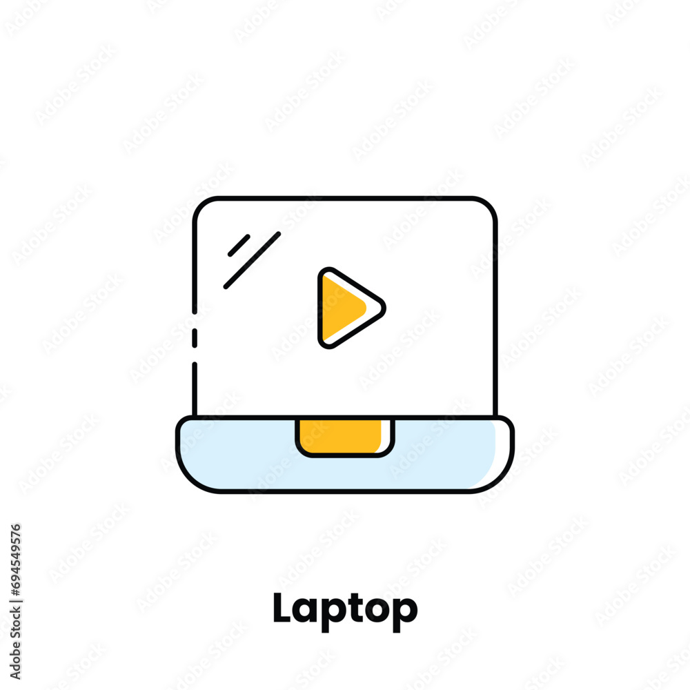 Laptop, portable, computing device, technology, innovation, sleek ...