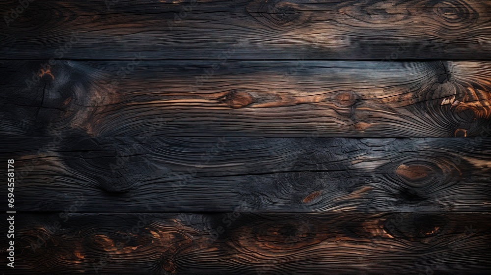 burnt oak wood texture background, burned hardwood planks surface Stock ...