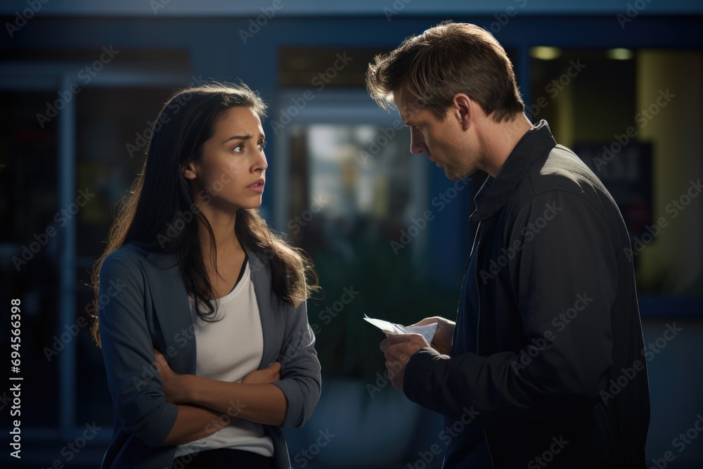 Family quarrel, negative interpersonal relationships, hatred and ...