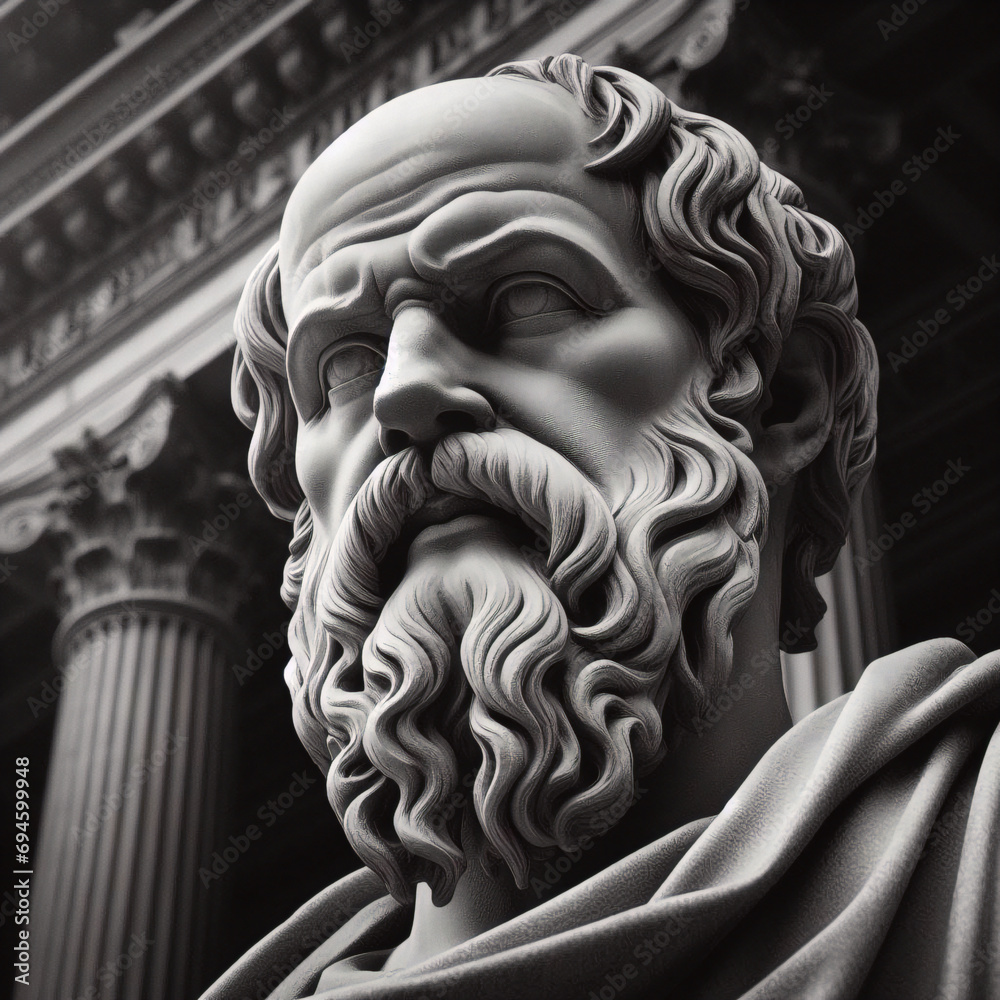 Socrates, Greek philosopher from Athens, founder of Western philosophy ...