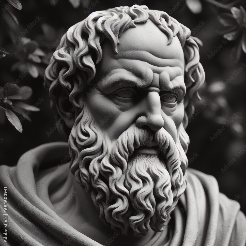 Socrates, Greek philosopher from Athens, founder of Western philosophy ...