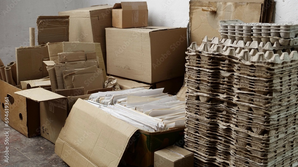 Paper Recycling. Collecting and sorting discarded paper and paperboard ...