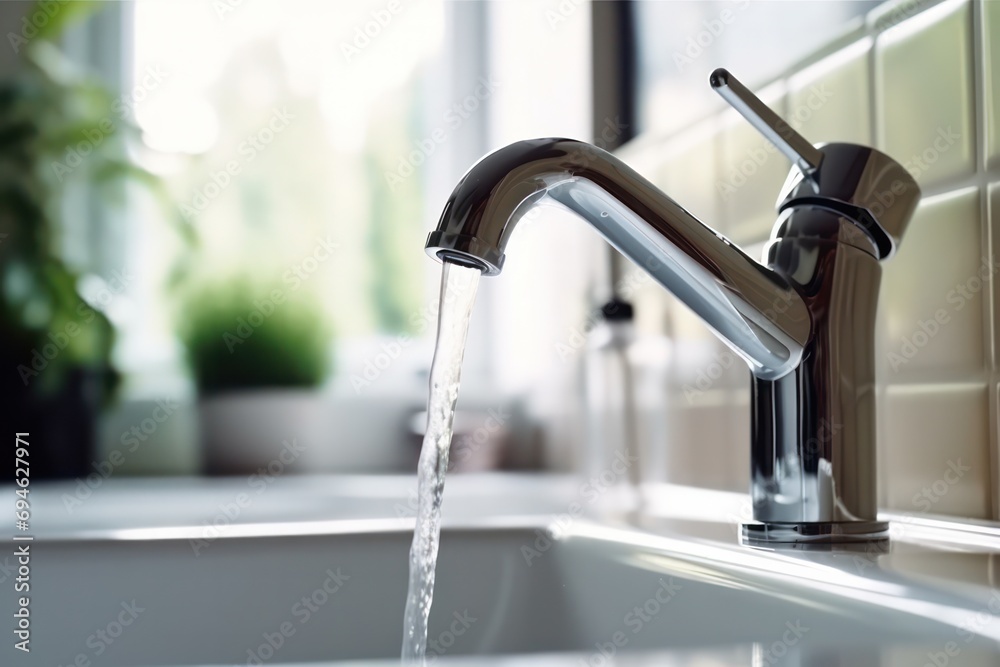 Water is pouring from the tap in the kitchen in the bathroom problems ...
