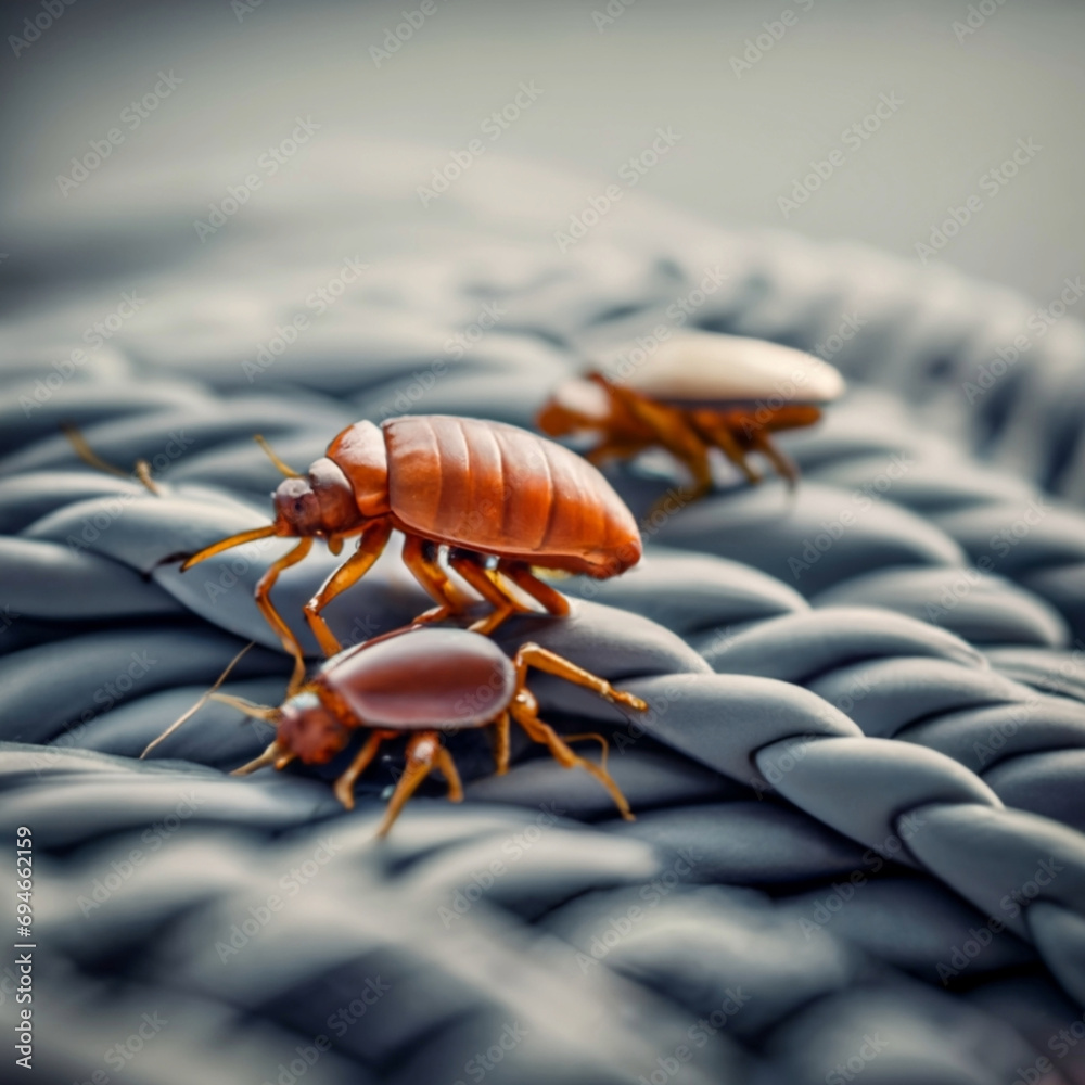 Images Of Bed Bugs In A Bed , Bed bugs on a pet's bed near the main bed ...