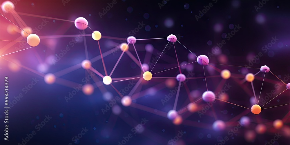 Abstract technological connectivity. Visually striking composition ...