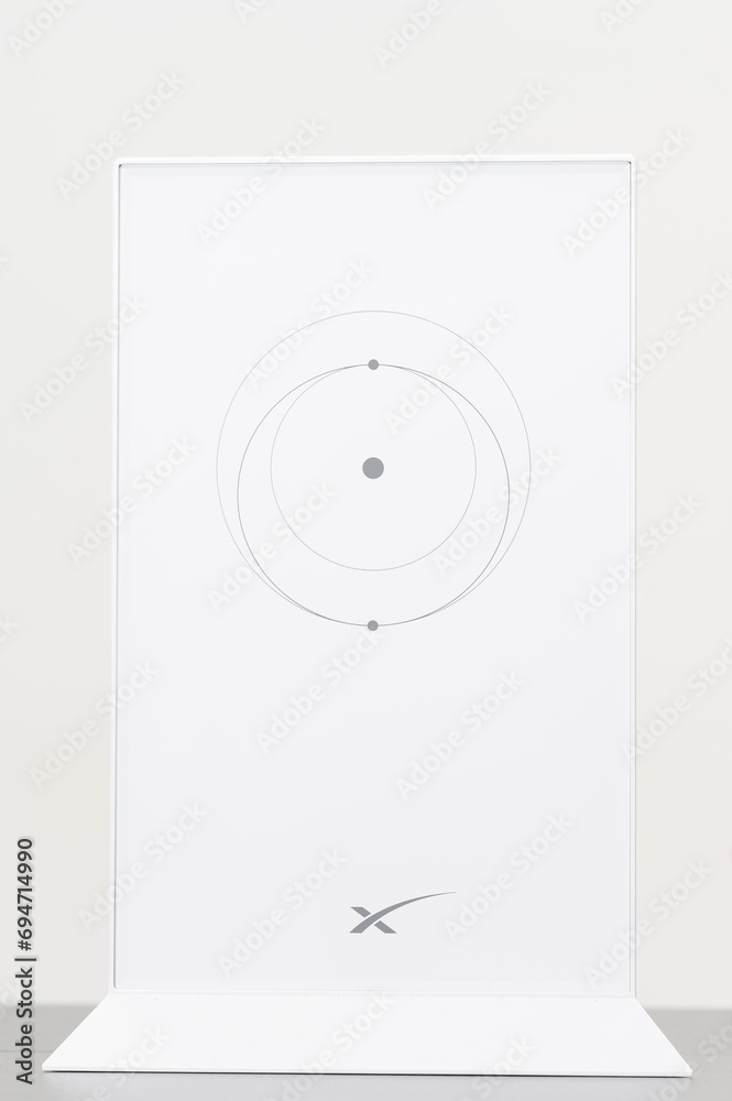 Ivano-Frankivsk, Ukraine, December 2, 2023: Starlink satellite dish ...