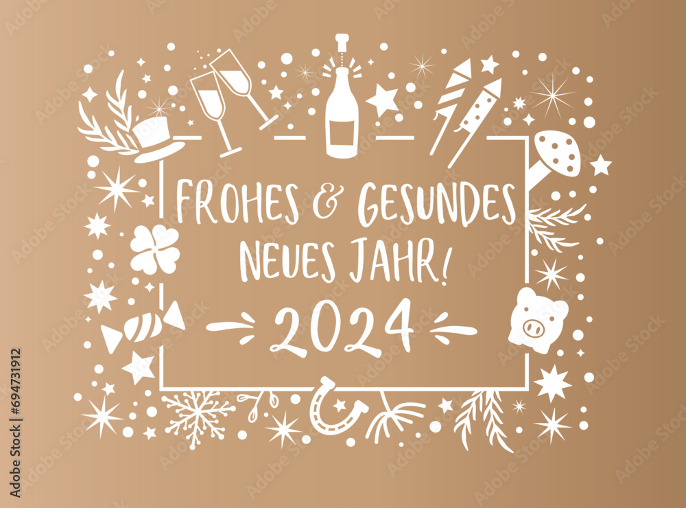 Frohes Und Gesundes Neues Jahr 2024