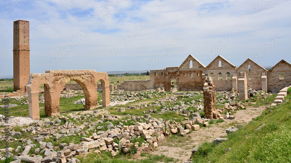Turkey.Caliph Marwan II resided in Harran from 744 to 750 AD. and is ...