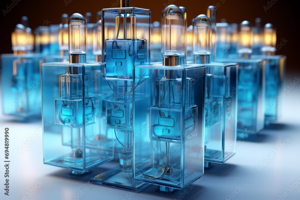 blockchain-based voting system, on an isolated white background, Generative AI Stock ...