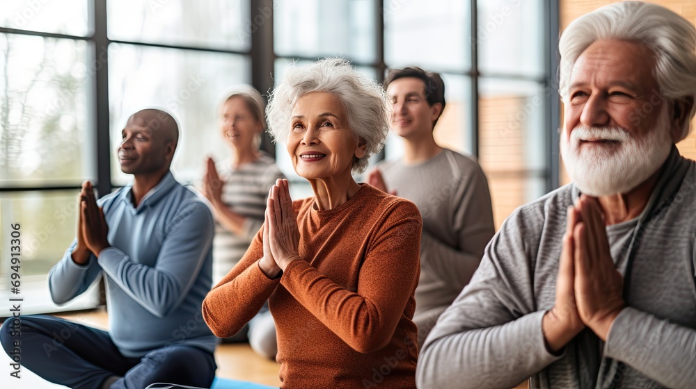 A group in the Bridge Pose (Setu Bandhasana), showcasing the ...