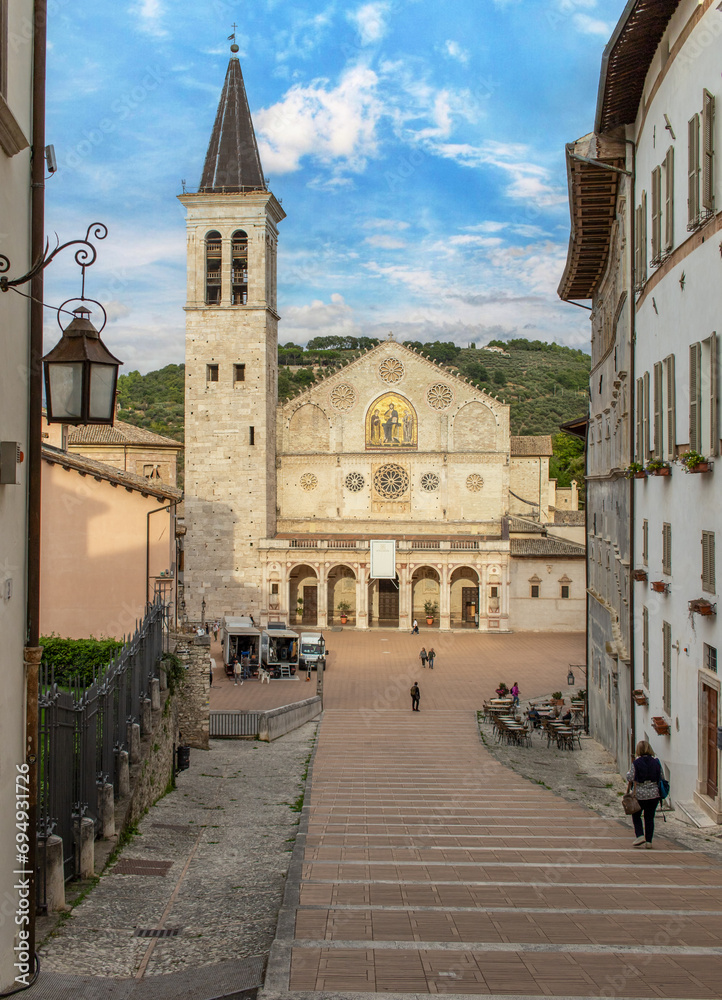 Spoleto, Italy - one of the most beautiful villages in Central Italy ...