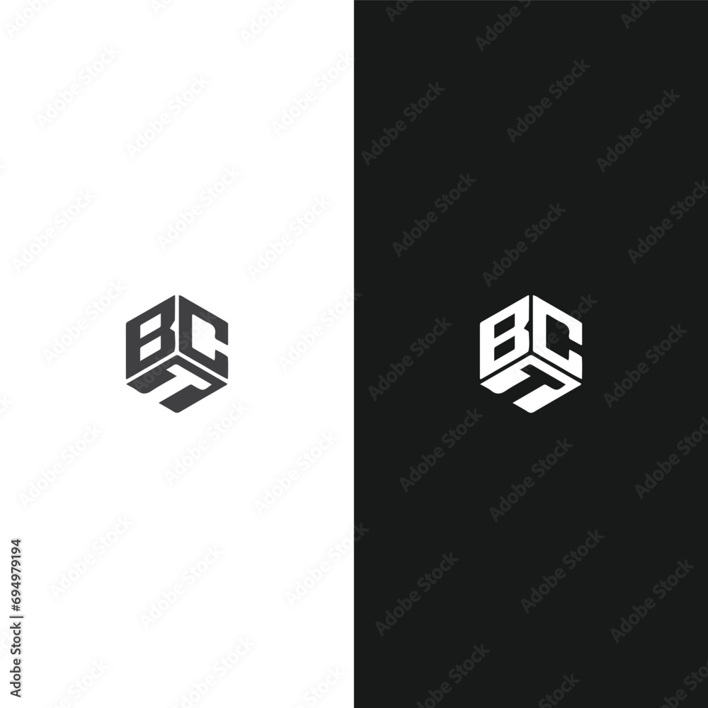 BCT logo. B C T design. White BCT letter. BCT, B C T letter logo design ...