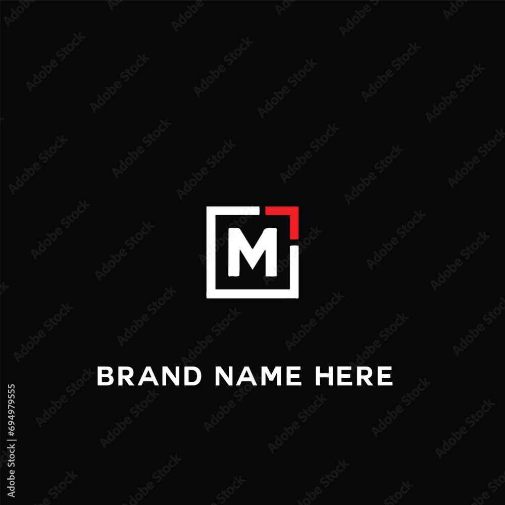 M letter logo, Letter M logo, M letter icon Design with black ...
