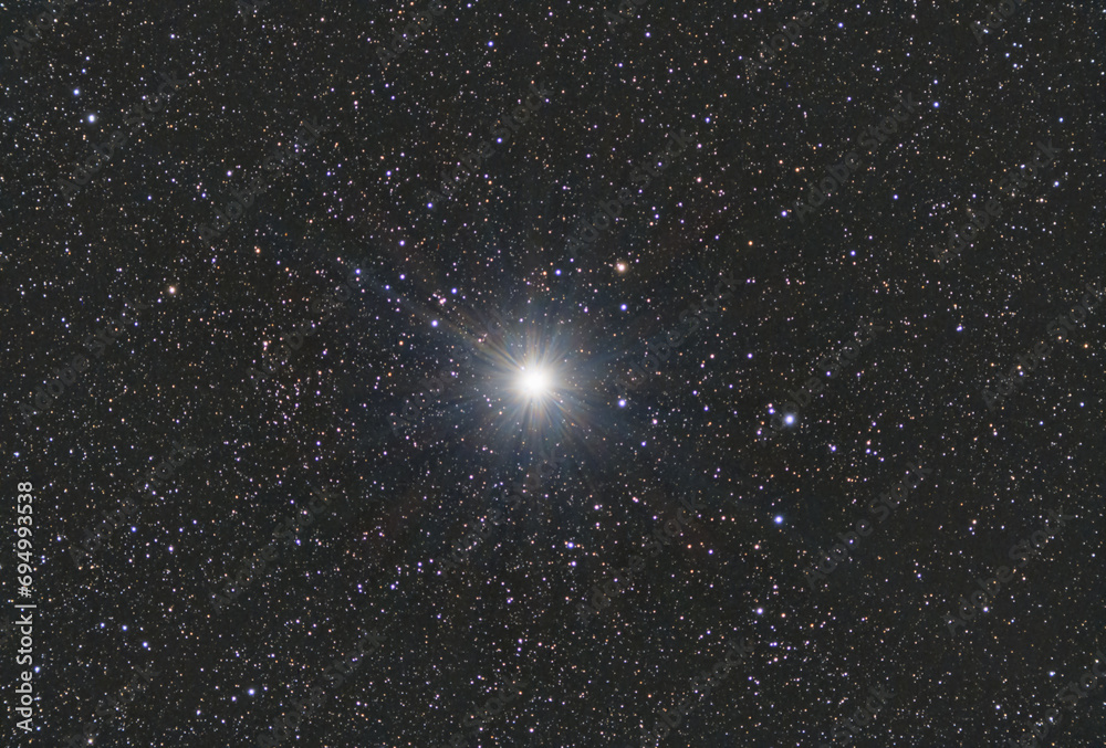 Capella, alpha Aurigae, the brightest star in the northern ...