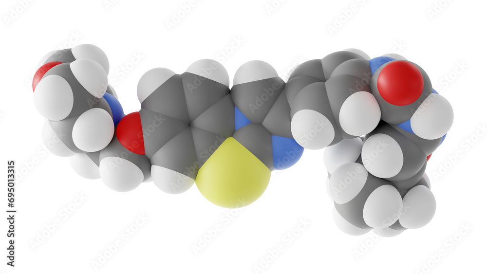 quizartinib molecule, small molecule receptor tyrosine kinase inhibitor ...