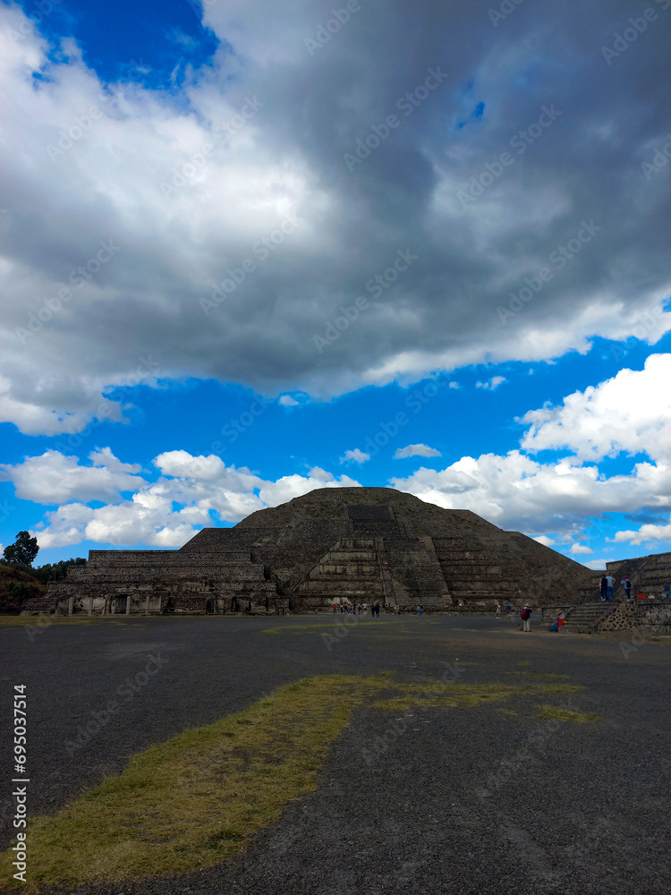 Ruinas o Pirámides de Teotihuacán, México, CDMX, Pirámide de la luna ...