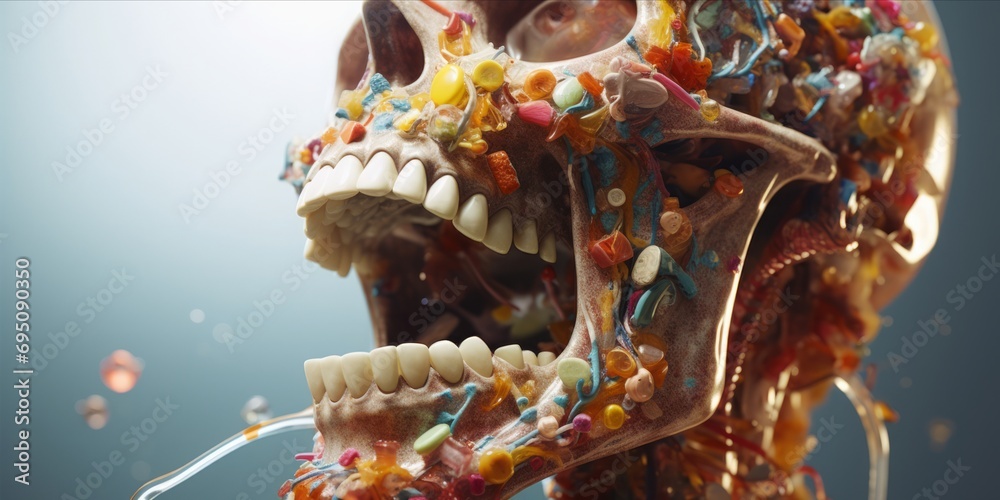 A Human Skull Filled with Microplastics Unveils the Slow Poisoning of ...