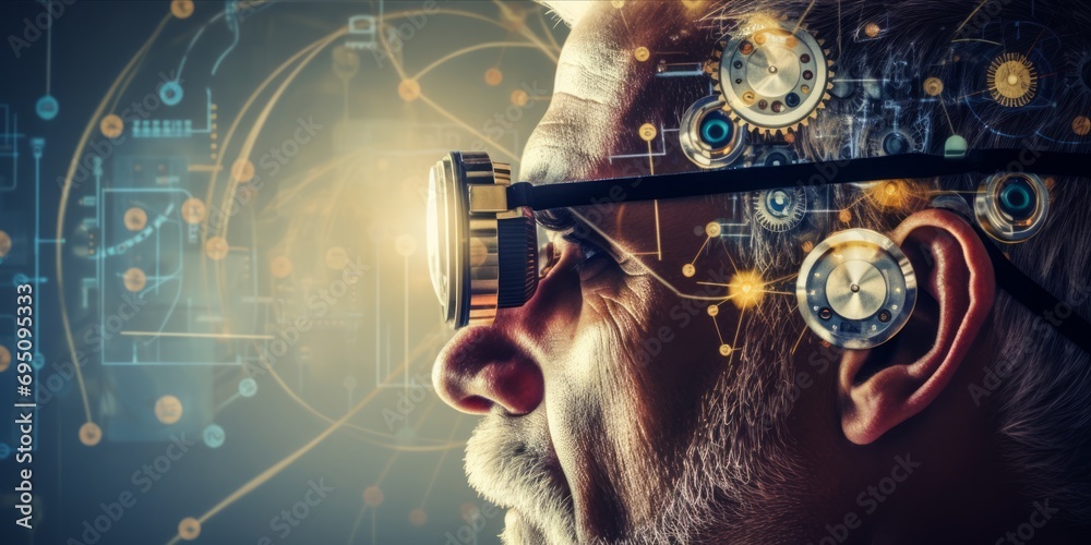 Futuristic Eye Care: Doctor at Optical Clinic Utilizes Advanced ...