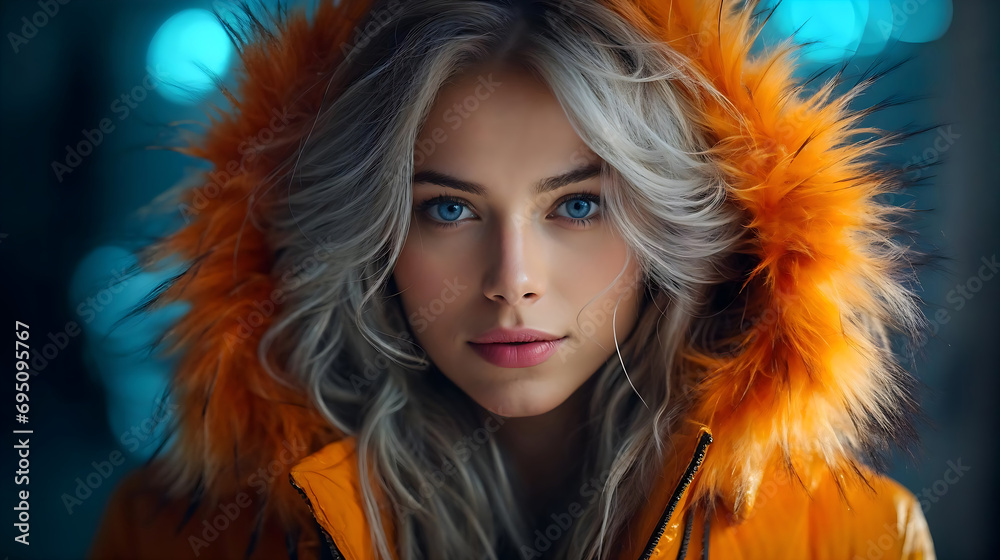 Hyper Realistic Generative Ai Model Virtual Woman Influencer Stock