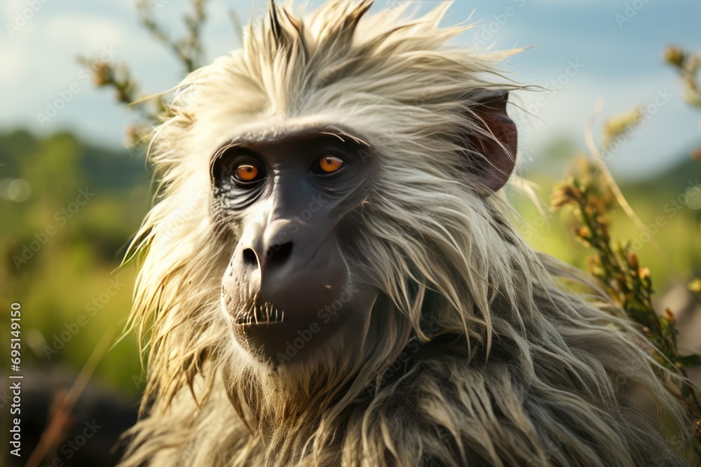 In the vibrant tropical forest, a dynamic 4K Ultra HD documentary ...