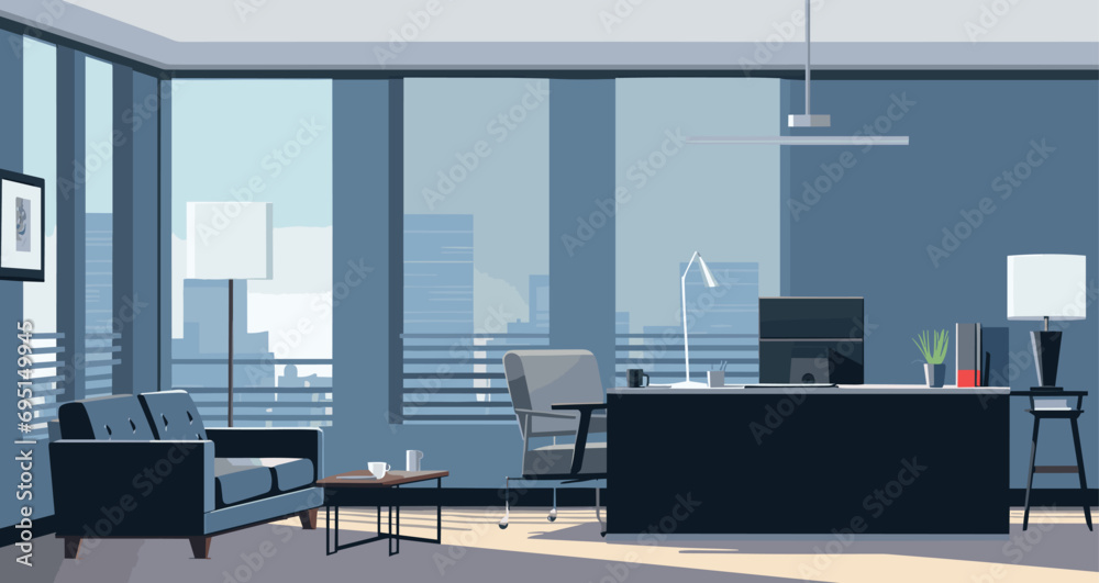 professional vector background conference room set up for a business ...