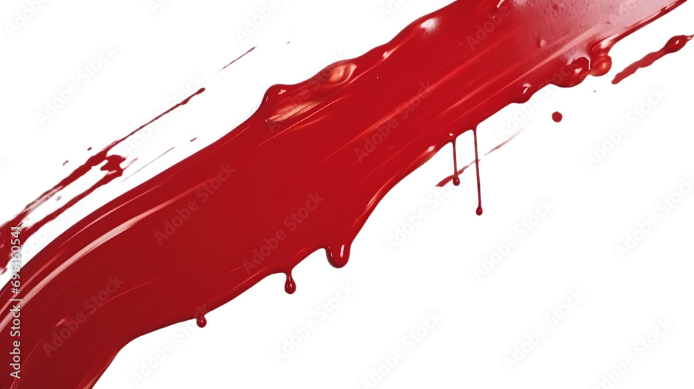 Liquid red splash Color Stroke. deep red lipstick swatch isolated on ...