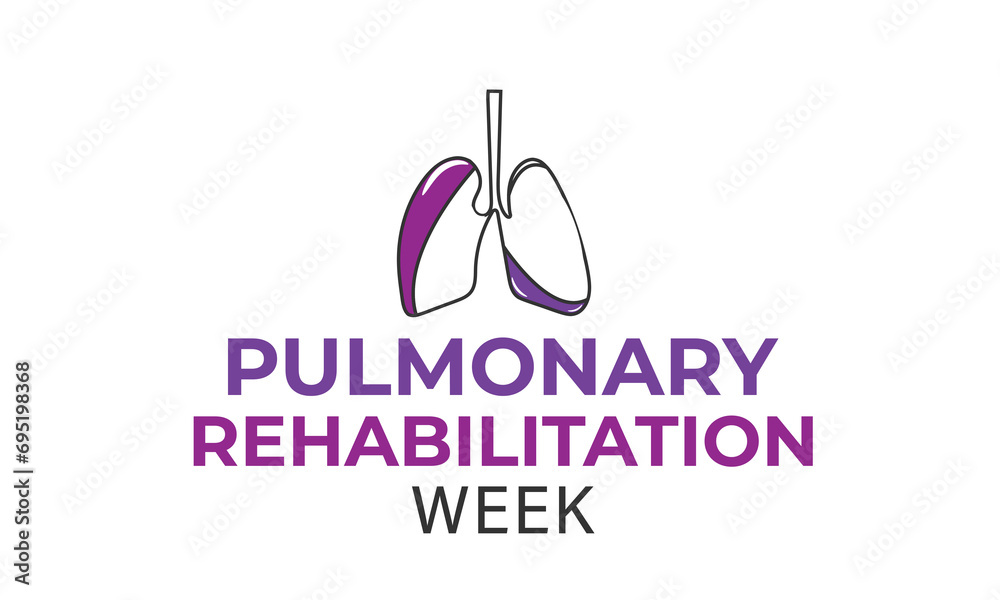 Pulmonary Rehabilitation Week. background, banner, card, poster ...