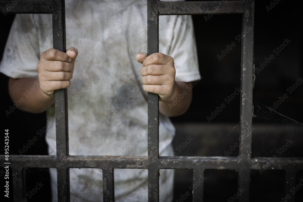 The concept of poor children victims of human trafficking process ...